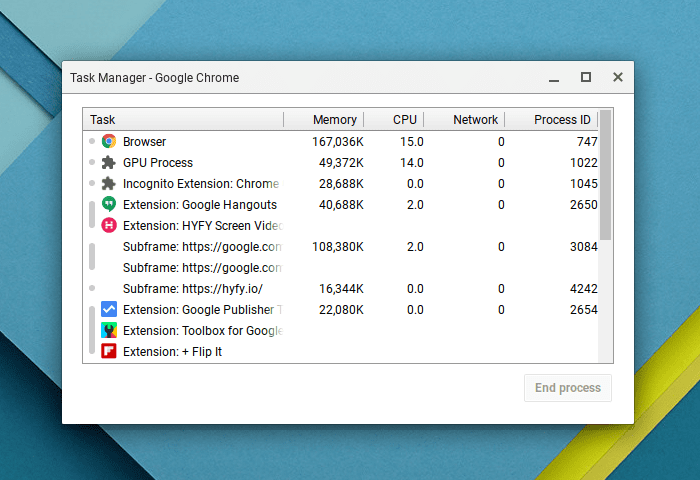 Chromebook Task Manager: CTRL+ALT+DEL, Sort Of