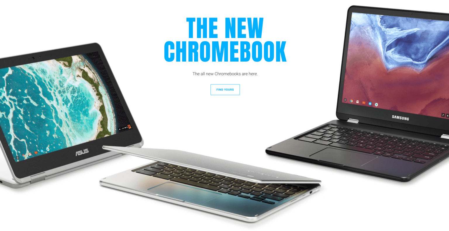 Google Launches A Fresh, New Chromebook Landing Page