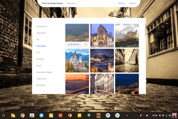 Chrome OS Getting New Wallpaper Picker: First Look