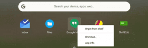 Chrome OS Shelf Adding Overview, Shortcuts and A New Look