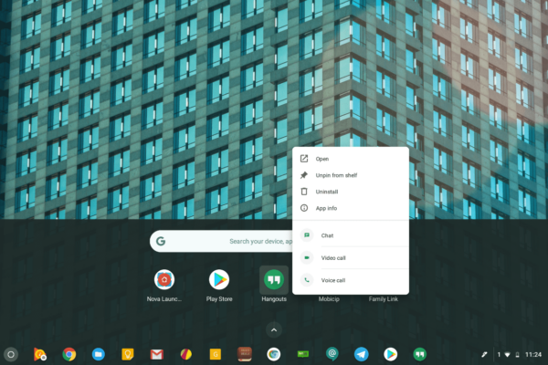 Chrome OS Adds Android App Shortcuts In Dev Channel