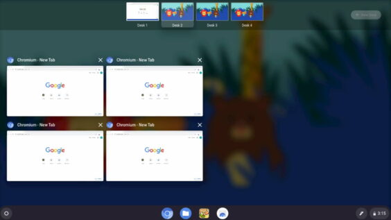 Chrome OS Virtual Desks Getting A New Way To Navigate