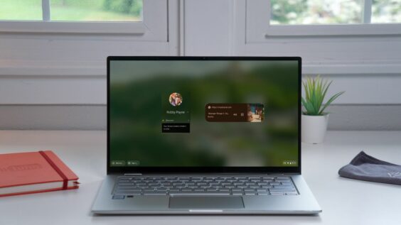 Chromebook Lock Screen Getting A Media Control Widget