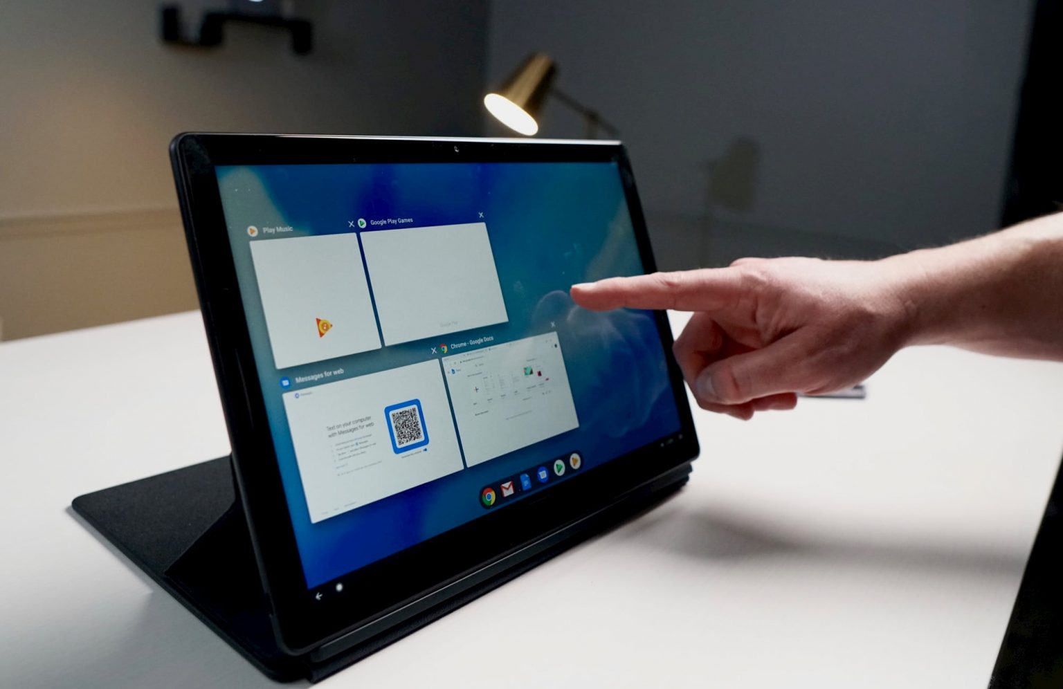 Completely new tablet gesture UI coming in Chrome OS 80 [VIDEO]