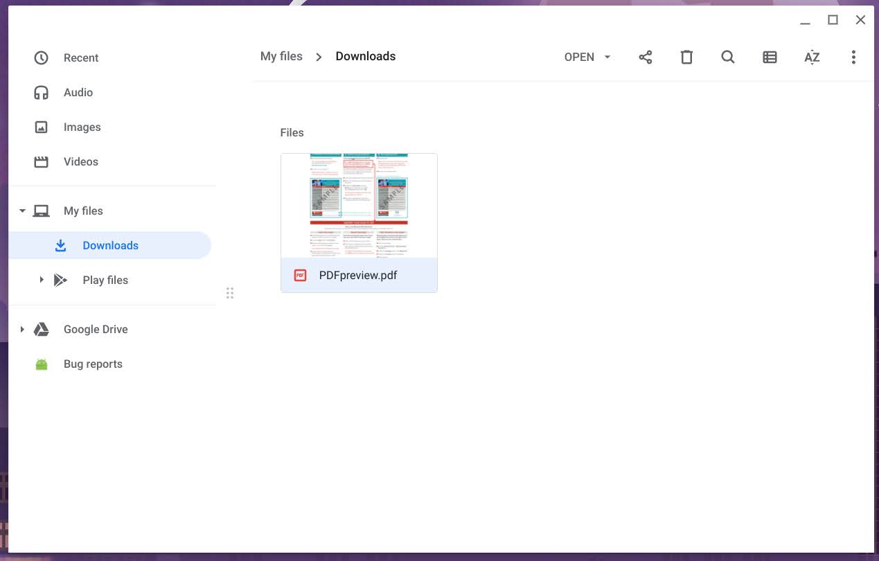Chromebook Files app gets a useful PDF preview upgrade