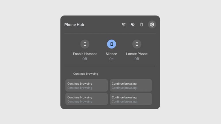 Chrome OS Phone Hub gets onboarding UI for initial setup