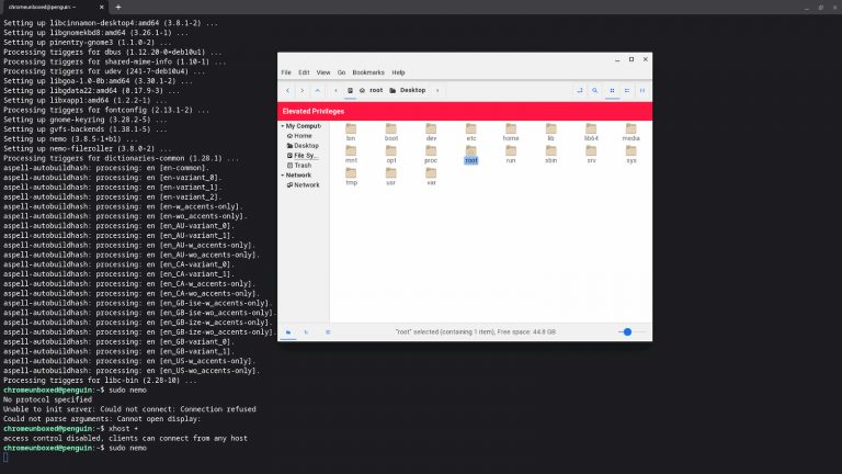 Nemo: Rock Linux on your Chromebook with this handy file manager