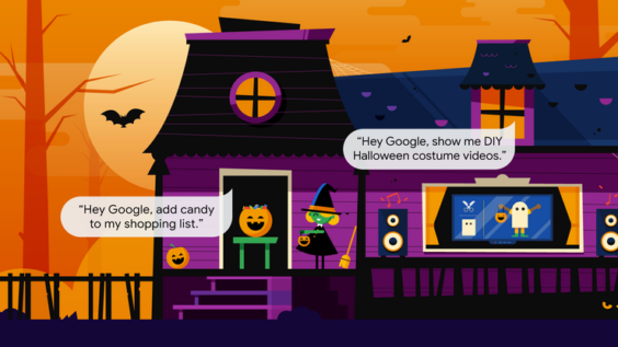 Google Assistant helps you get spooky with Halloween tips and tricks