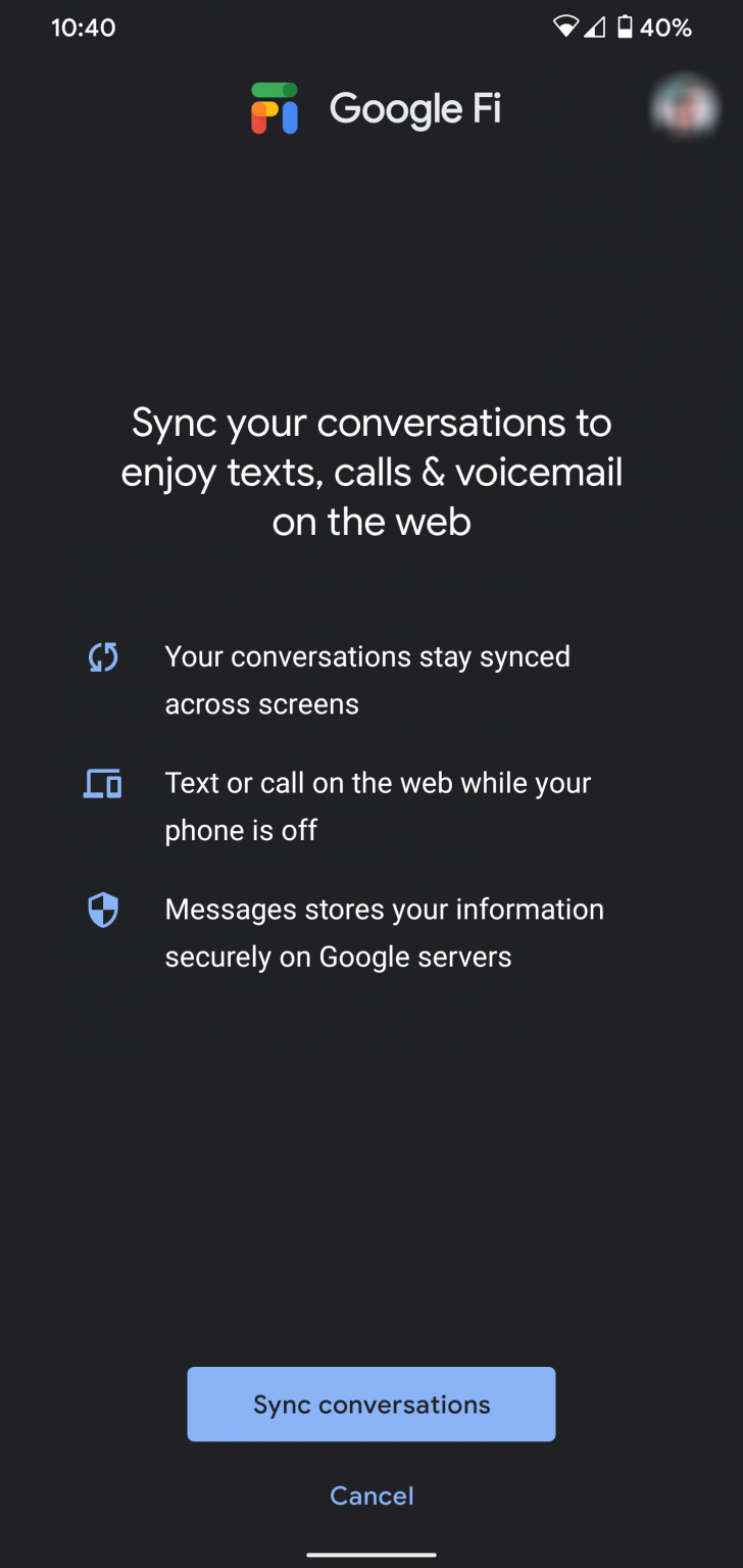 Google Messages for Web gaining Google Fi support, allows texting when ...