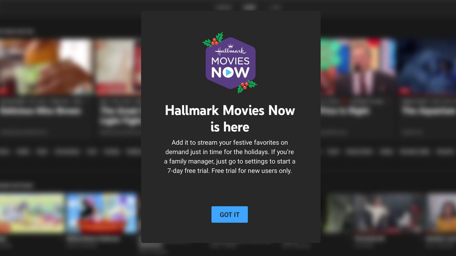 Hallmark Movies Now comes to Youtube TV with a free trial just in time ...