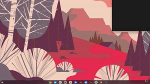 Chrome OS testing collapsing shelf icons and it’s very cool