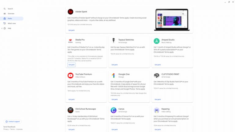 Chromebook Perks: 3 months of Stadia free and a dope online music studio