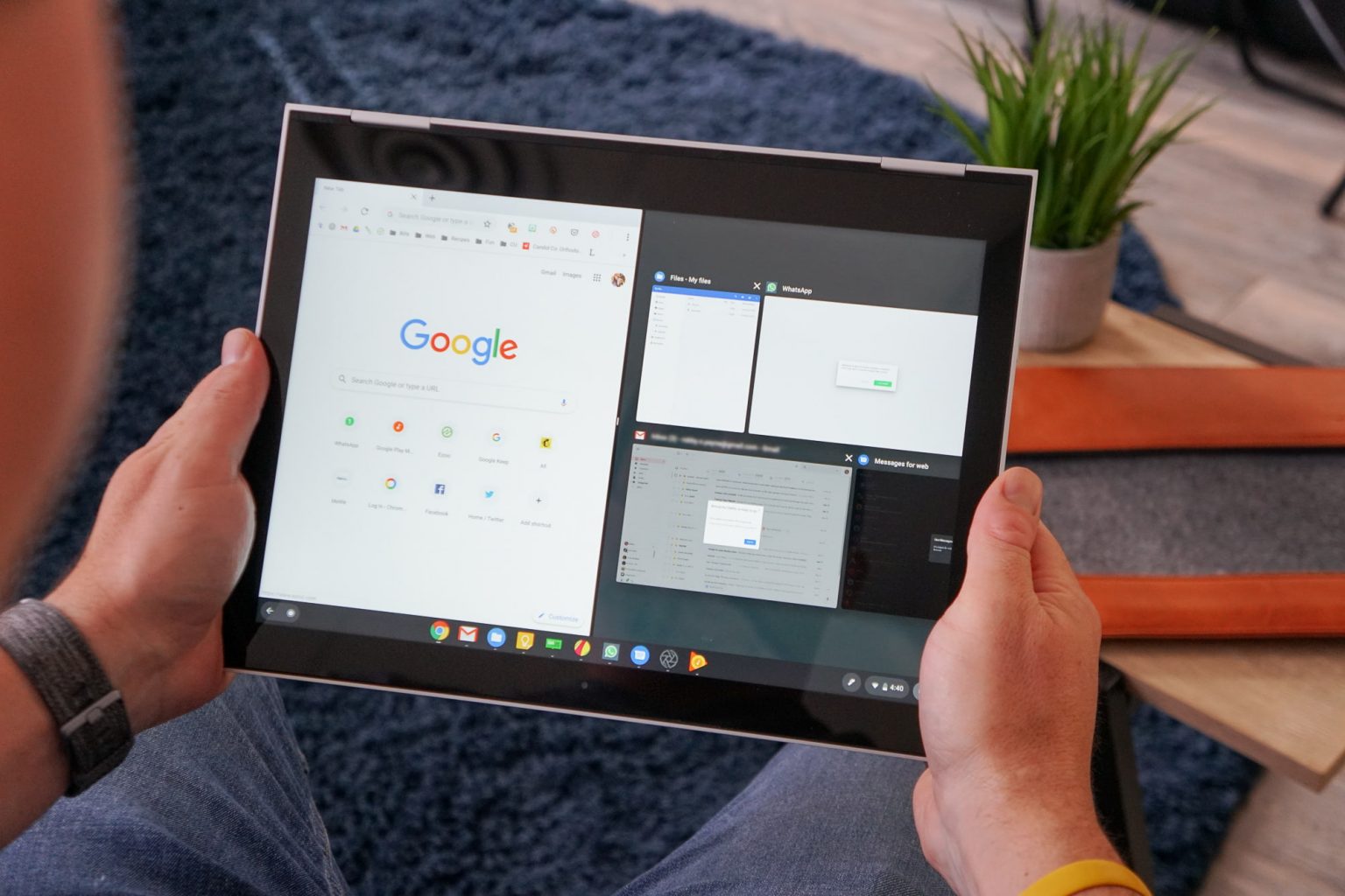 Chromebook tablet mode split-screen resizing is finally getting a ...