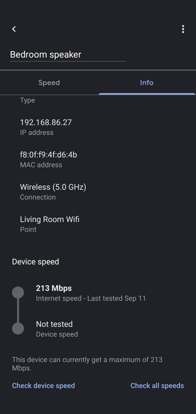 Google Home app adds wireless device speed testing in its latest update