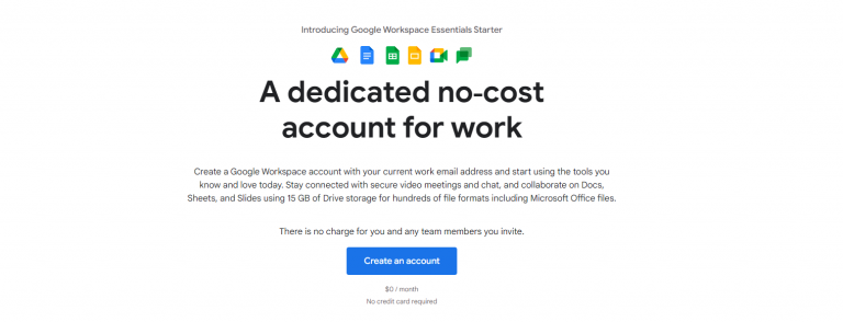 Google launches Workspace Essentials Starter, costs you nothing but ...