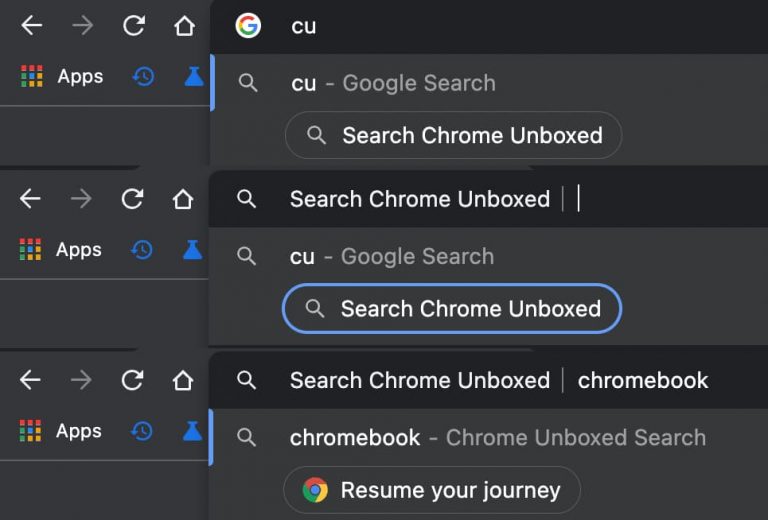 How to set up site search shortcuts in Chrome