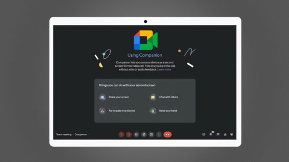 Google Meet Companion Mode gets video feed capability