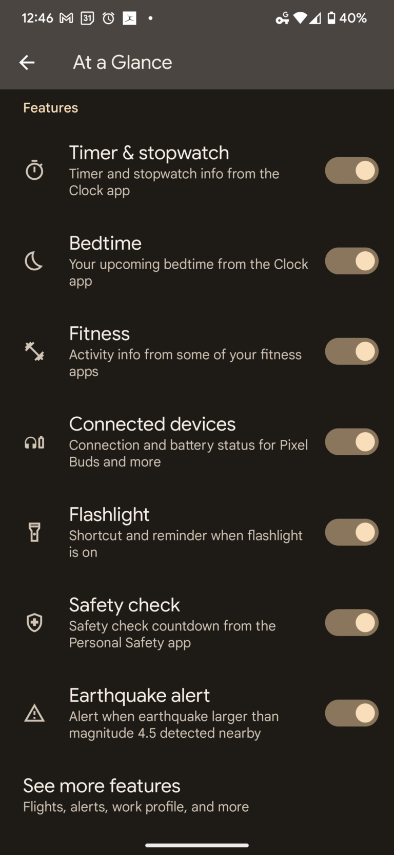 You can now easily turn your flashlight off via Pixel’s At a Glance
