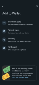 How to add gift cards to the new Google Wallet app