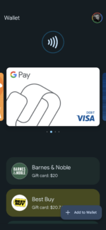 How to add gift cards to the new Google Wallet app
