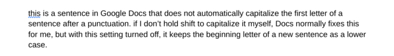 How to turn off auto capitalization in Google Docs for the web and mobile
