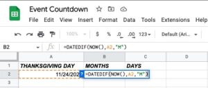How to Create a Countdown Timer in Google Sheets