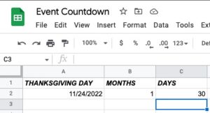 How to Create a Countdown Timer in Google Sheets