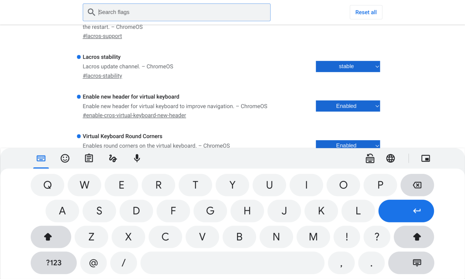 Your Chromebook’s virtual keyboard is getting a Material Design rework [Beta]