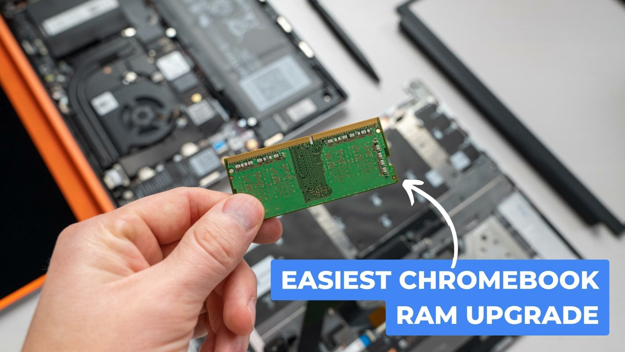 Upgrading the RAM in the Framework Laptop Chromebook Edition