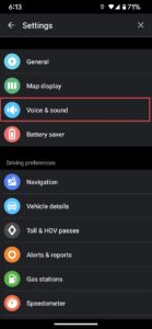 How to change the navigation voice in Google Maps