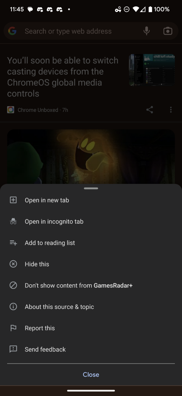 ‘Add to Reading List’ option appears in Google Discover via Chrome’s ...