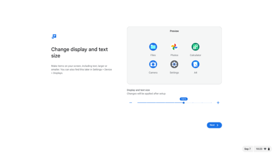 My favorite additions to the ChromeOS 116 OOBE