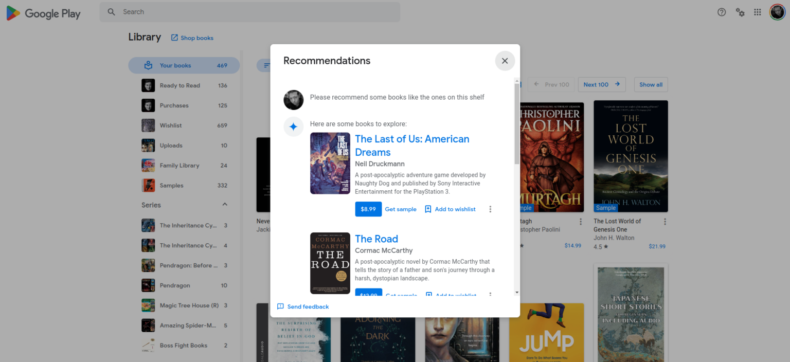 Google Play Books gets AI-powered recommendations, and yes, it’s awesome