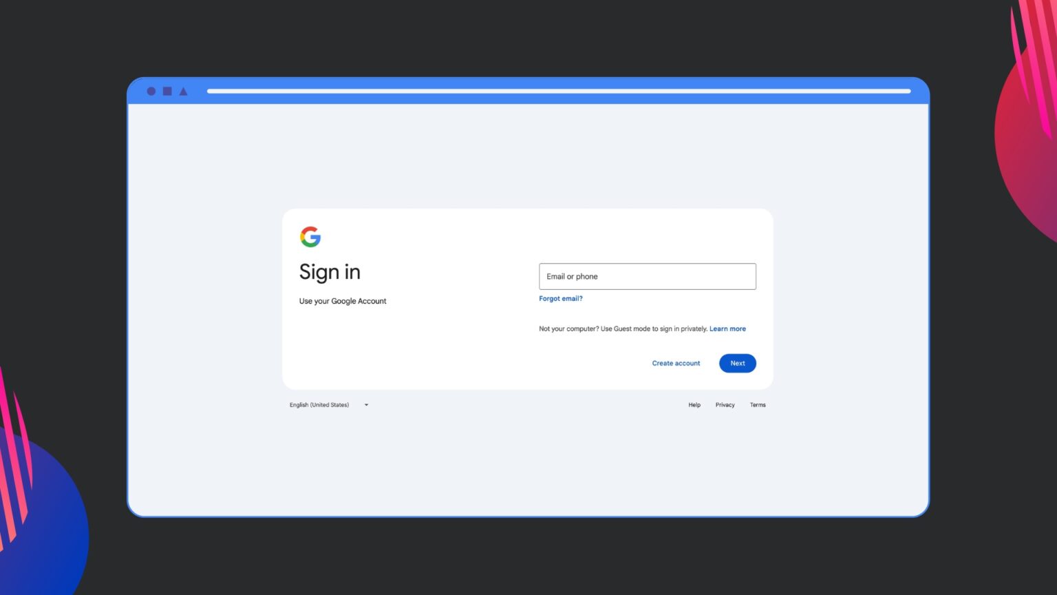 Say hello to the new “modern” Google sign-in page