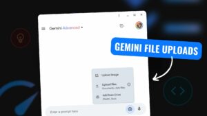 Gemini update lets you upload files for context and analysis