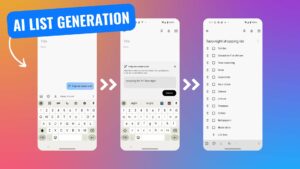 Google Keep’s AI list creation rolling out to more users