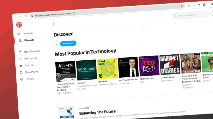 Pocket Casts free web player: Open podcasting for everyone