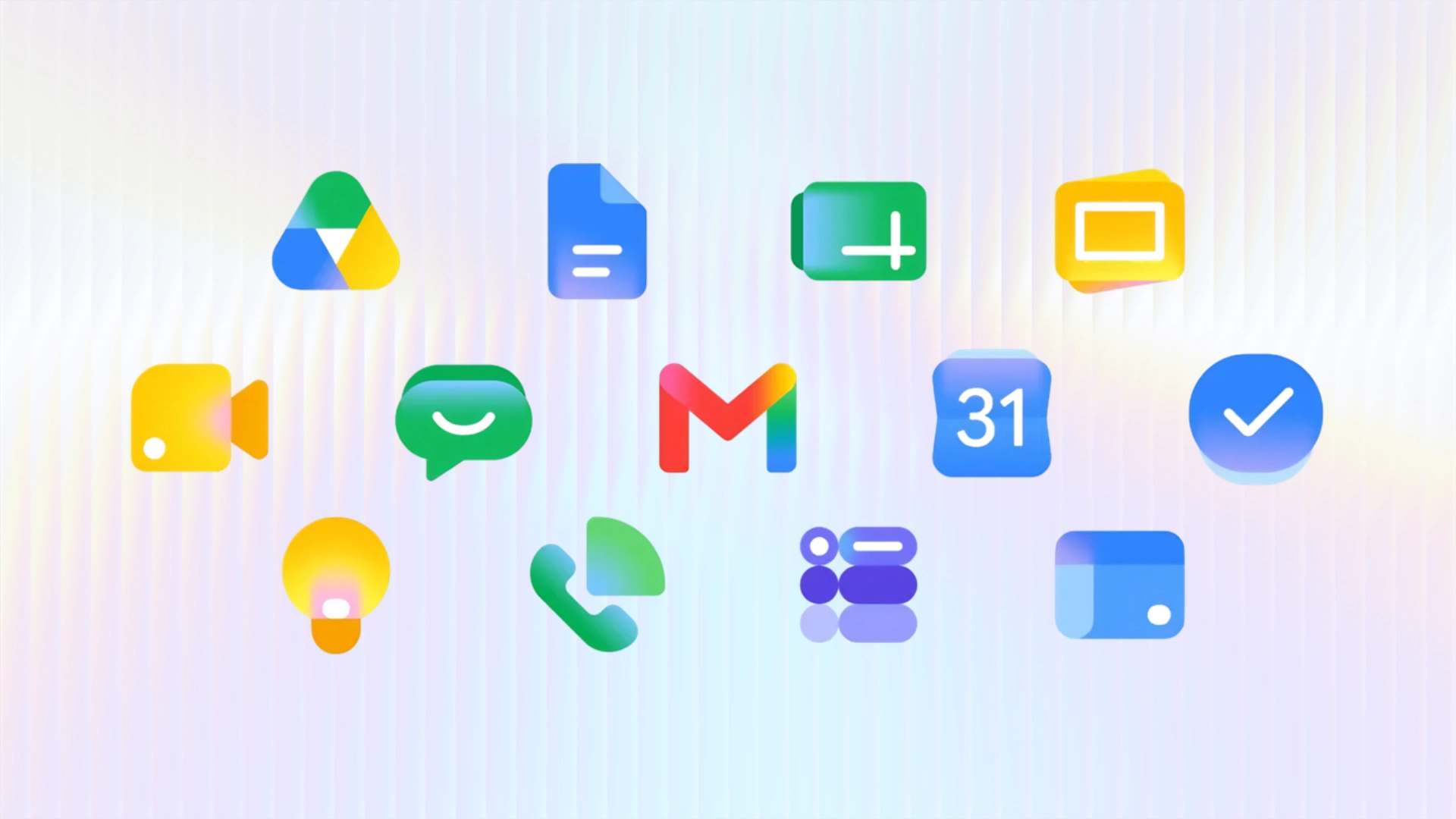 Google’s new gradient Workspace icons are officially rolling out on the web